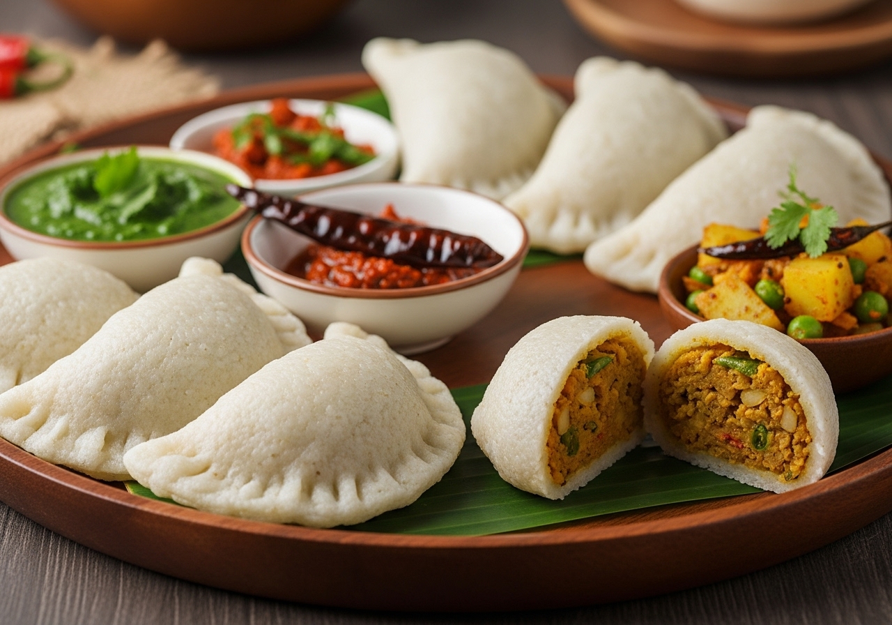 Bihar and Jharkhand Dal Pitha Recipe Steamed Savory Rice Dumplings with ...